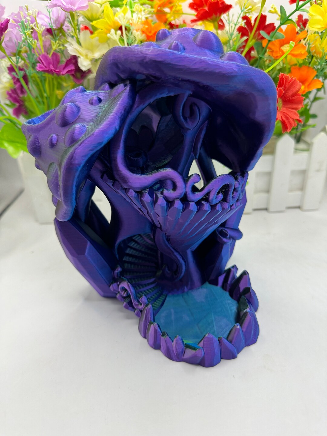 Fantasy Mushroom Dice Tower | 3D Printed | Fantasy Dice Tower ...