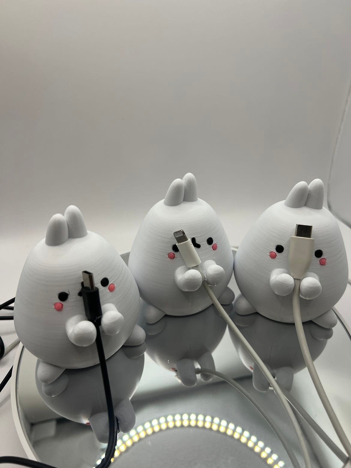 Bunny Cable Holder | 3D Printed | Cute Cable Holder - Fun Cute ...