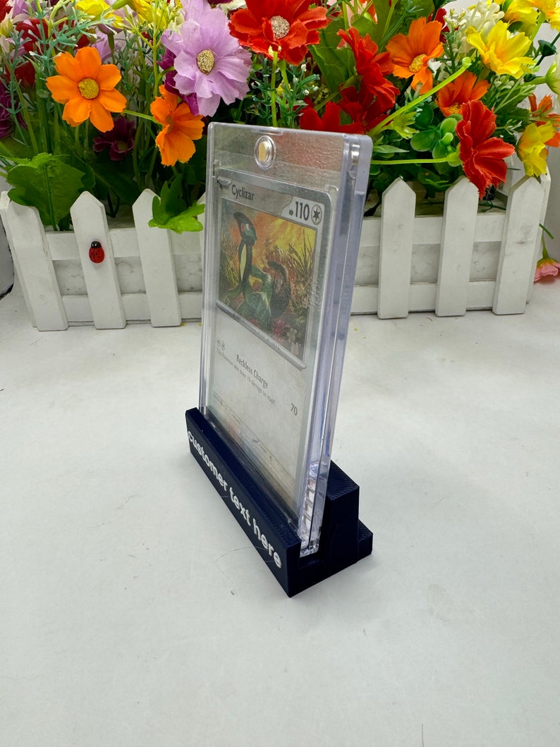 Custom Trading Card Stand | 3D Printed | Card Collector - Etsy