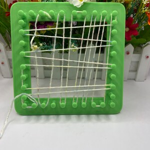 Square Loom Board | 3D Printed | Weaving Hobby | Weaving DIY - Sturdy ...