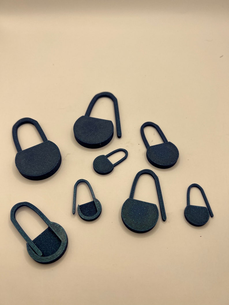 Knit Marker | 3D Printed | Lock Marker, Stitch Marker - Crochet ...