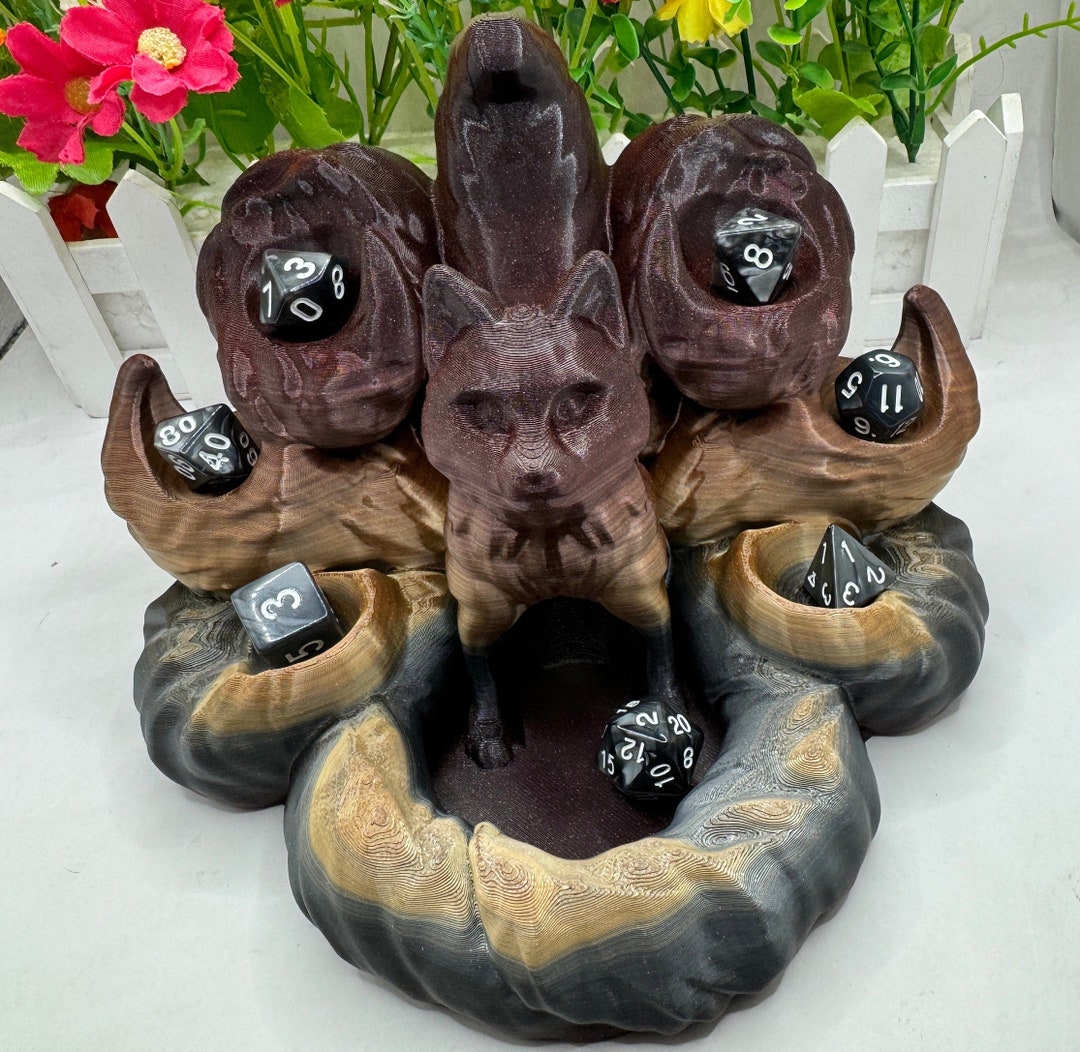 Fox Dice Tower | 3D Printed | Animal Dice Tower - Fox Dice Tower - Etsy