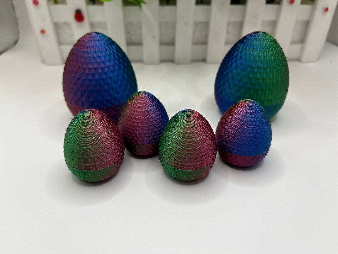 Gorgeous Easter Eggs Twist Open - 3D Printed - Toy Holder - Candy ...