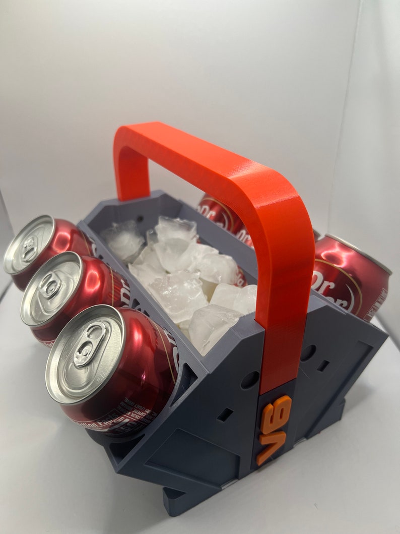 V6 Engine Ice Block | 3D Printed | Can Cooler - 6 Can + Ice Cooler ...