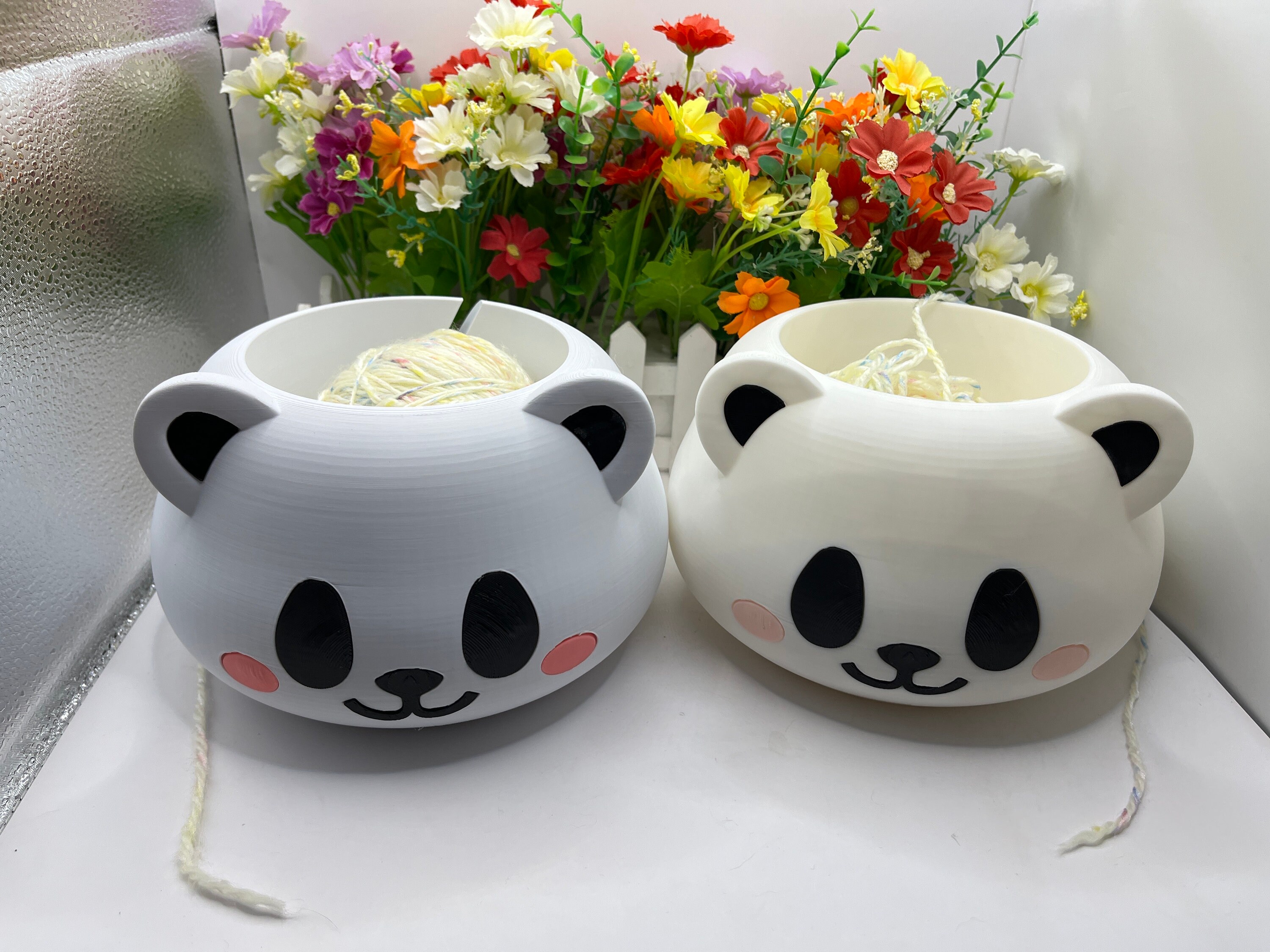 Panda Yarn Bowl | 3D Printed | High Quality Sturdy Yarn Accessory ...