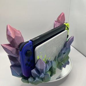 Crystal Nintendo Switch Dock | 3d Printed | Nintendo Switch Accessory ...