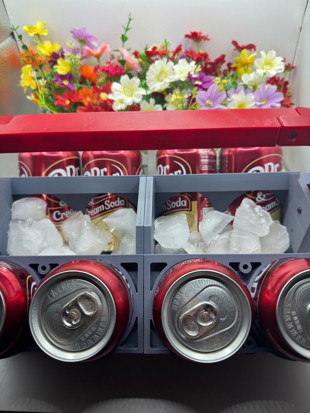 V8 Engine Ice Block | 3D Printed | Can Cooler - 8 Can + Ice Cooler ...