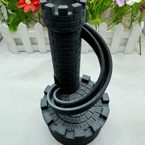 Castle Coin Bank | 3D Printed | Castle Coin Bank With Slide - Medieval ...