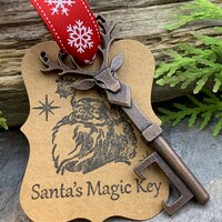 DIGITAL FILE, Santa's Magic Key SVG File, Christmas Ornament, Door ...
