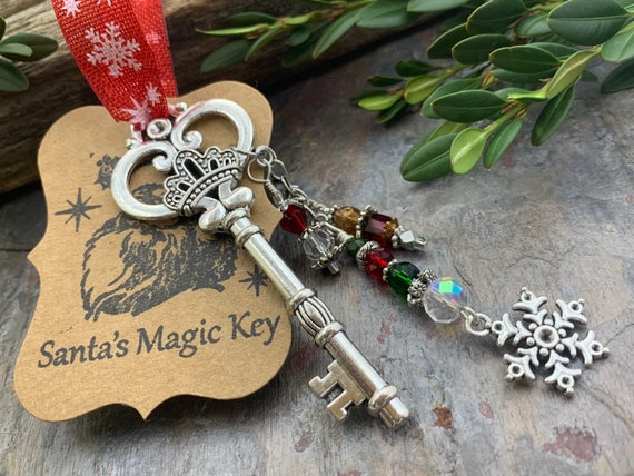 Santas Magic Key Christmas Tree Ornament Skeleton Key - Etsy UK
