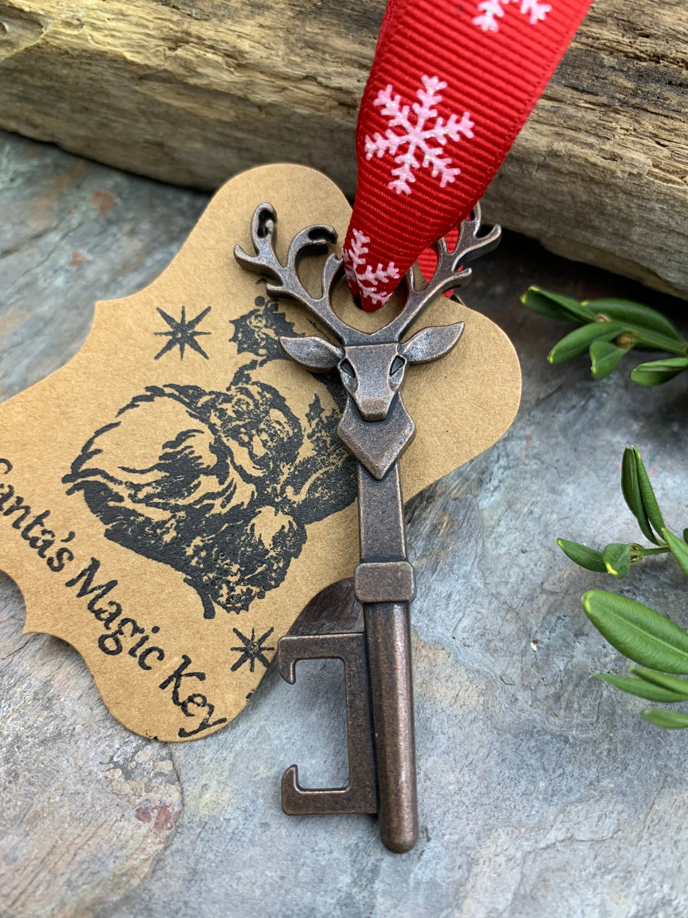Santas Magic Key Christmas Tree Ornament Reindeer Key - Etsy