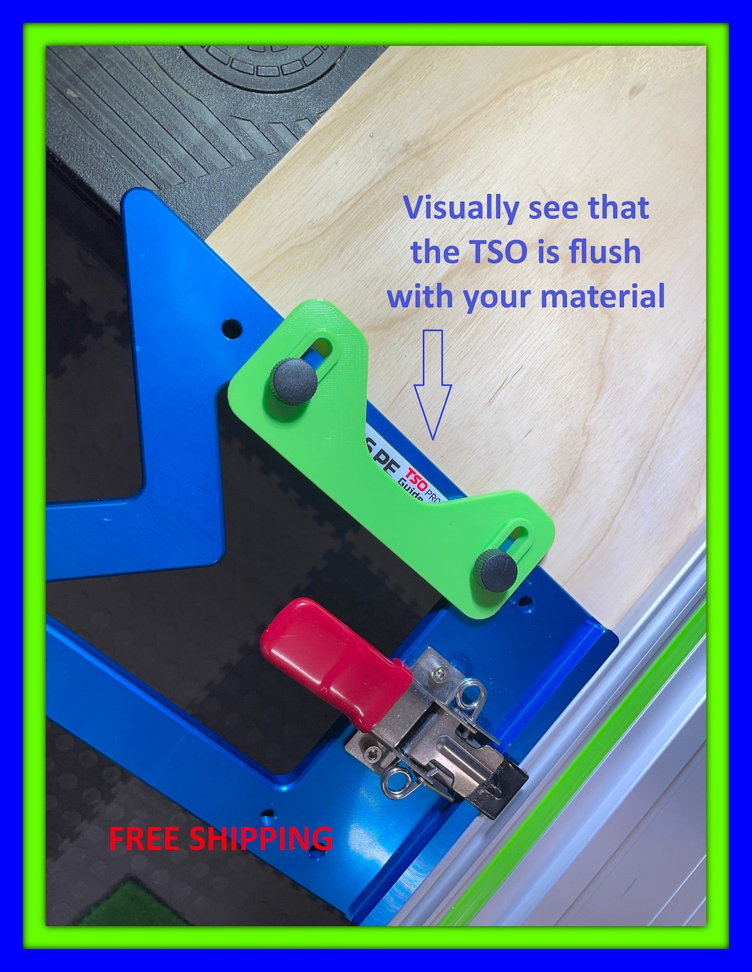 Stabilizer Bar and MFT Table Mount for the TSO GRS Guide Rail Square ...