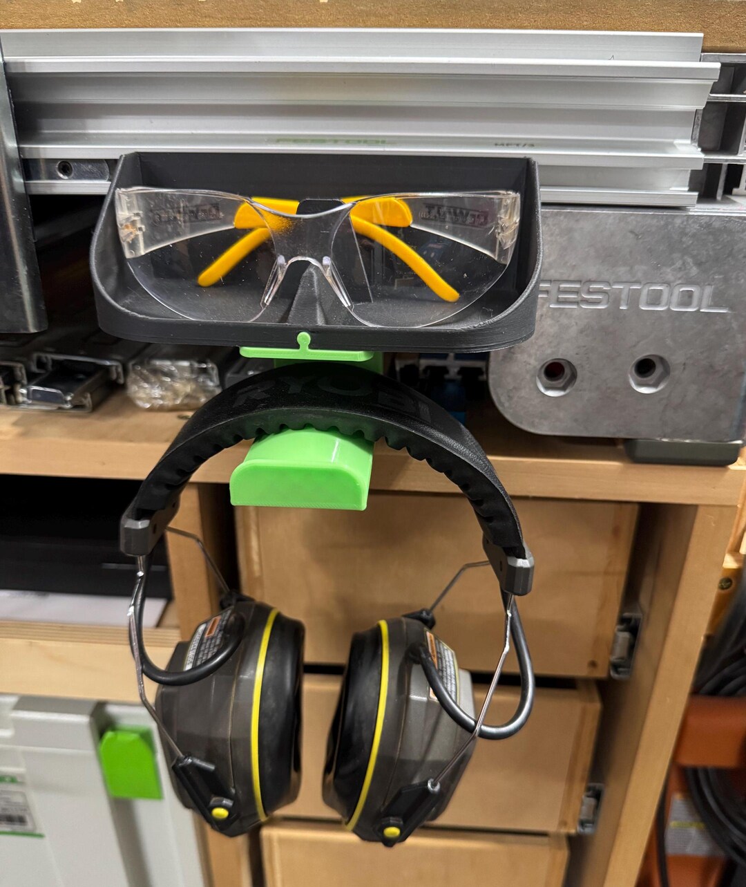 Festool MFT Safety Glasses and Ear Protection Storage Rack - Etsy