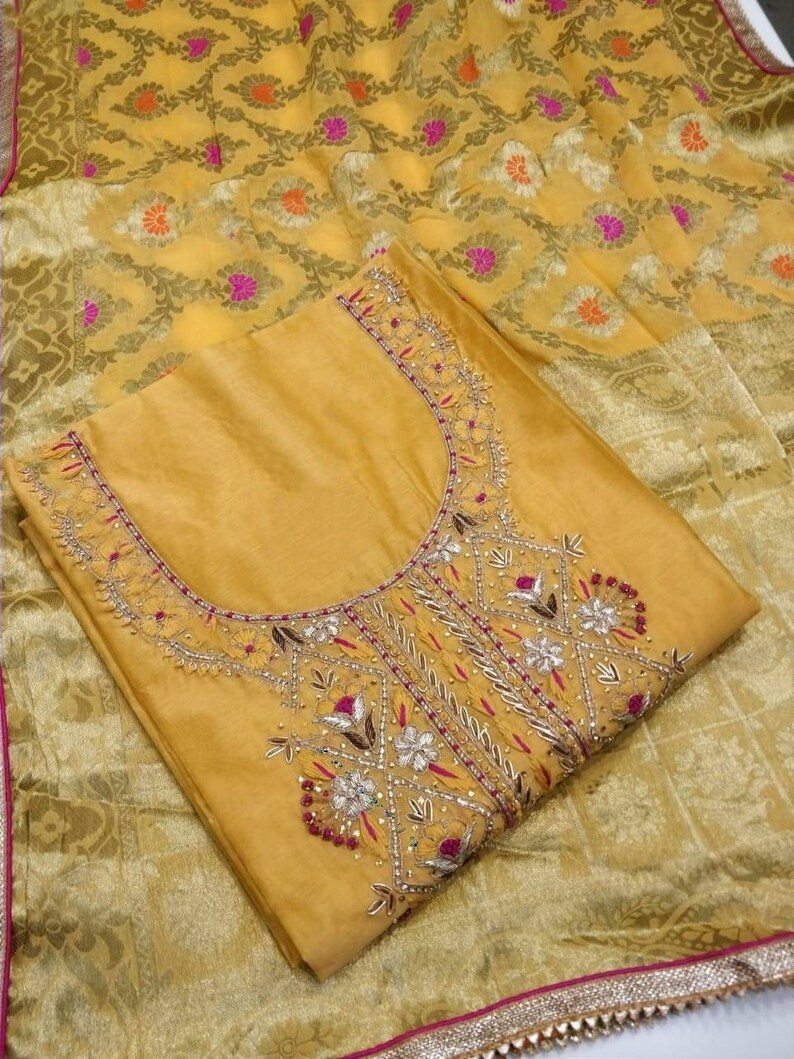 ATHARVA Hand Embroidered/indian Salwar - Etsy