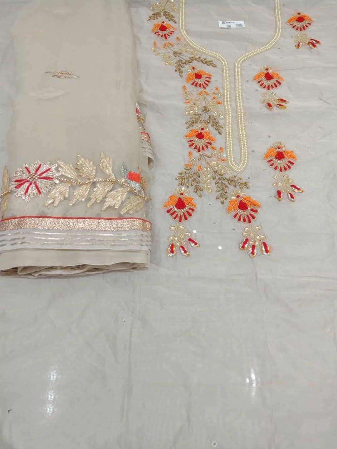Hand Work Embroidery Designs On Neck
