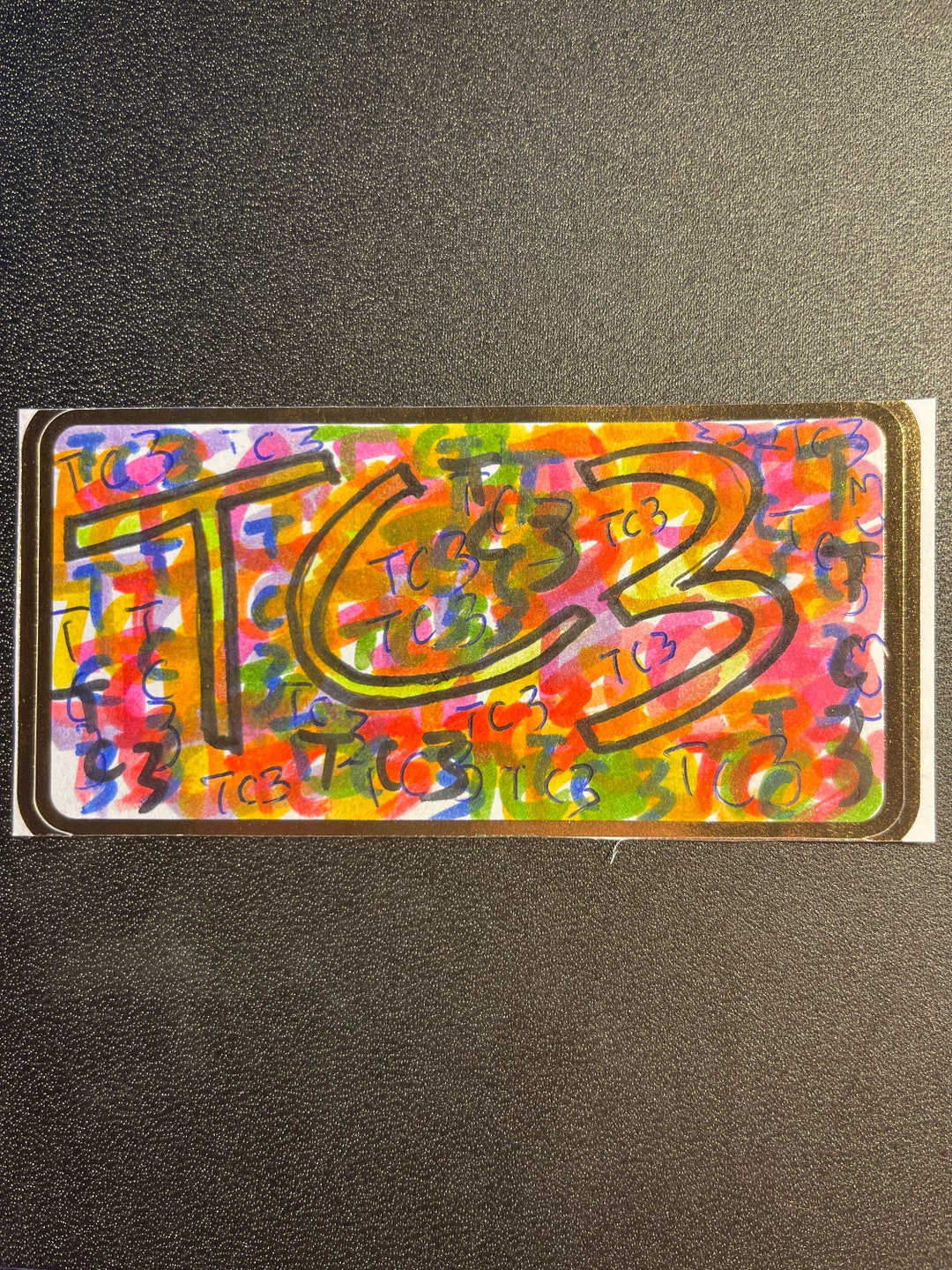 TC3 Times a Million Handmade/hand Drawn 1/1 Sticker - Etsy