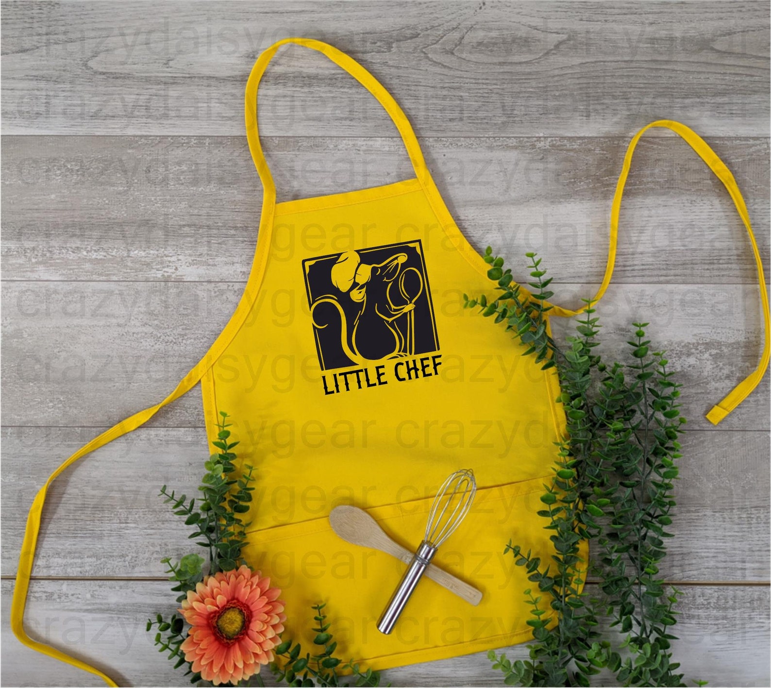 Little Chef Kids Apron, Apron With Pockets, Gifts for Kids, Kids in the ...