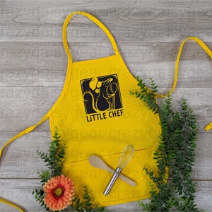 Little Chef Kids Apron, Apron With Pockets, Gifts for Kids, Kids in the ...