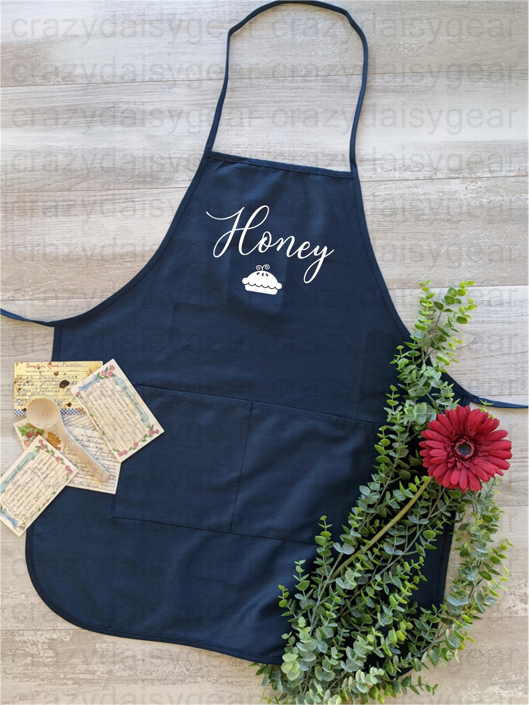 Custom Name Pie Apron/nana/mommy/kitchen/gift/personalized Aprons/apron ...