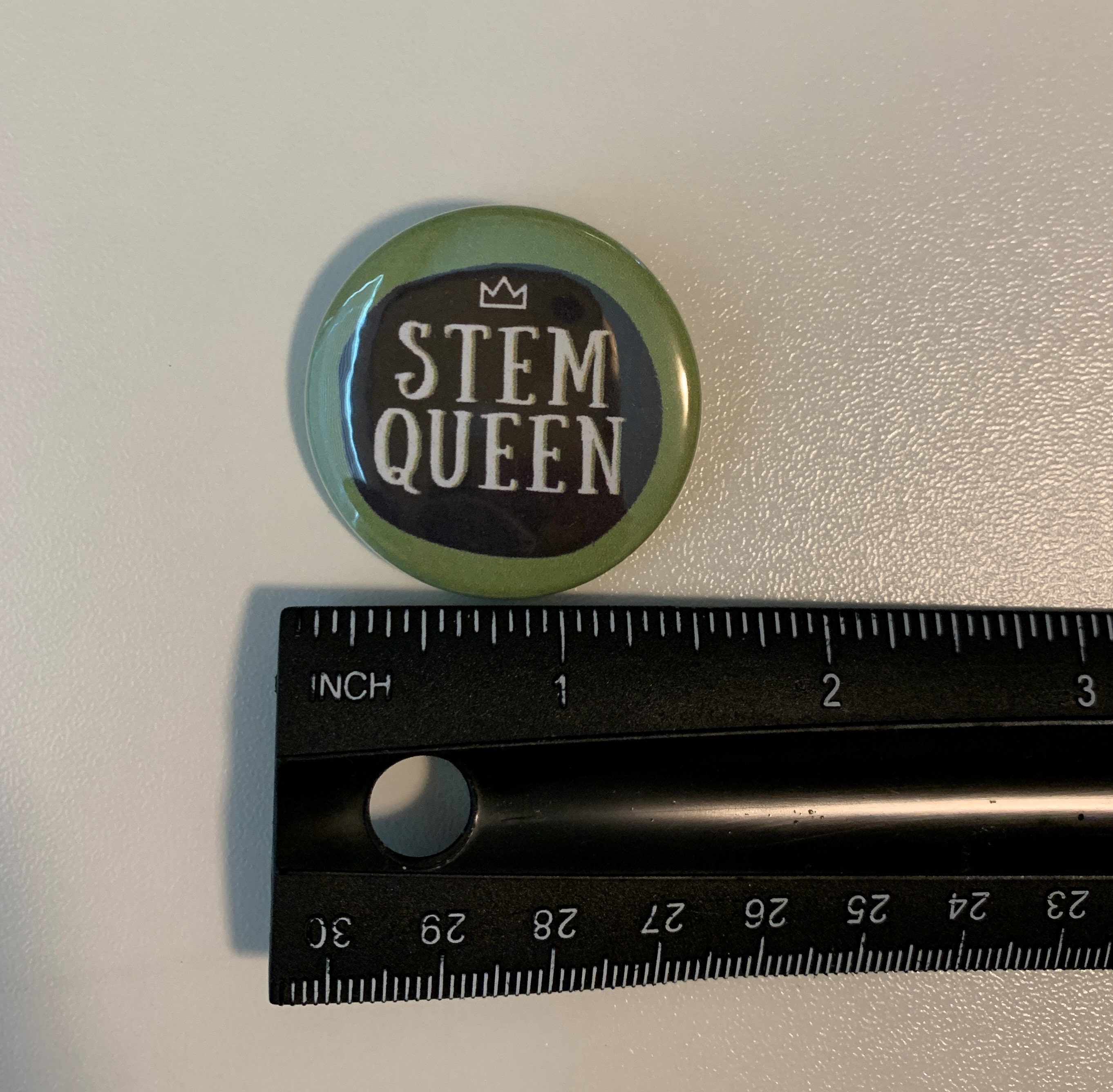 STEM Queen 1.5 Pinback Button Women in STEM - Etsy