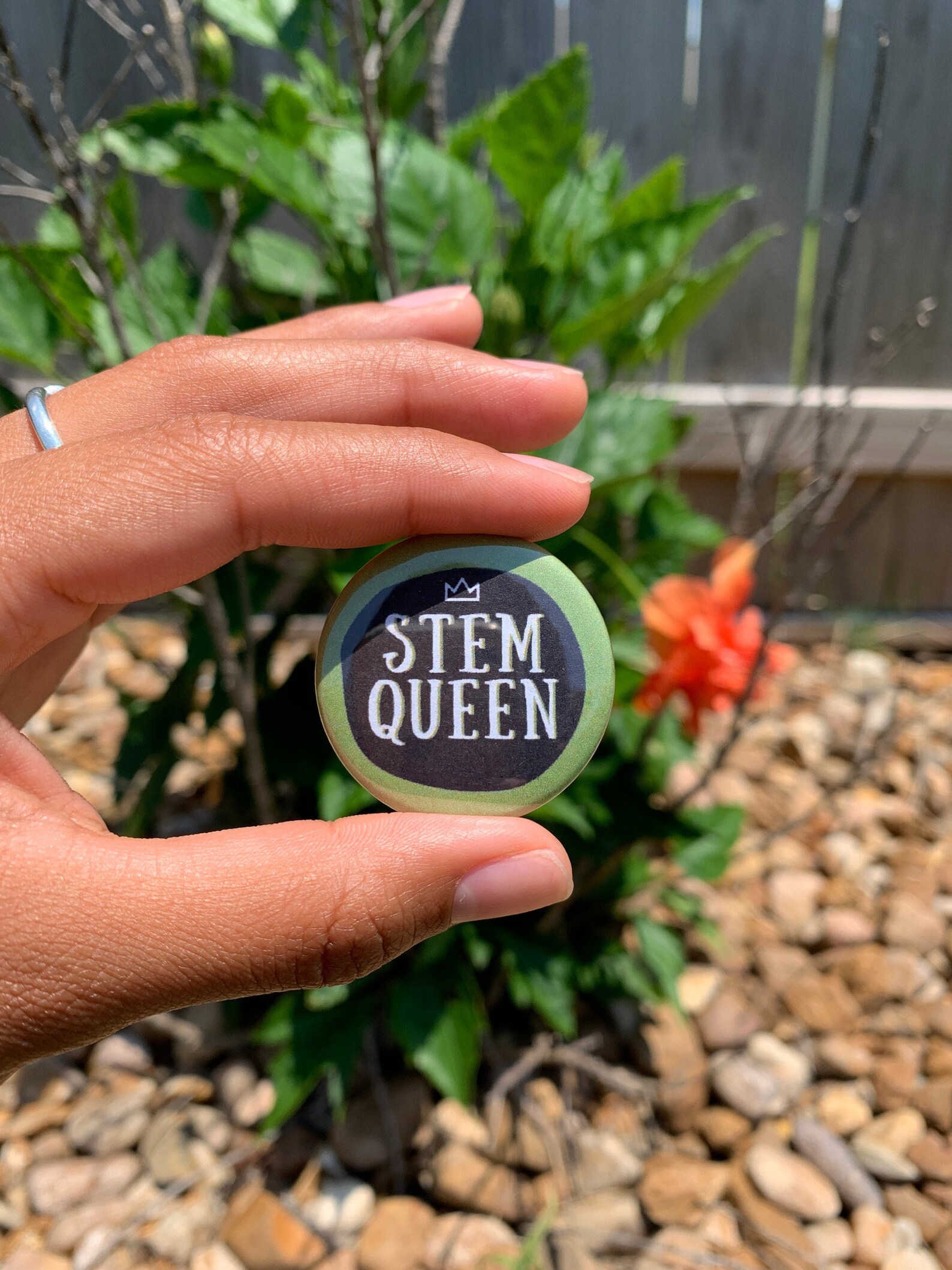 STEM Queen 1.5 Pinback Button Women in STEM | Etsy