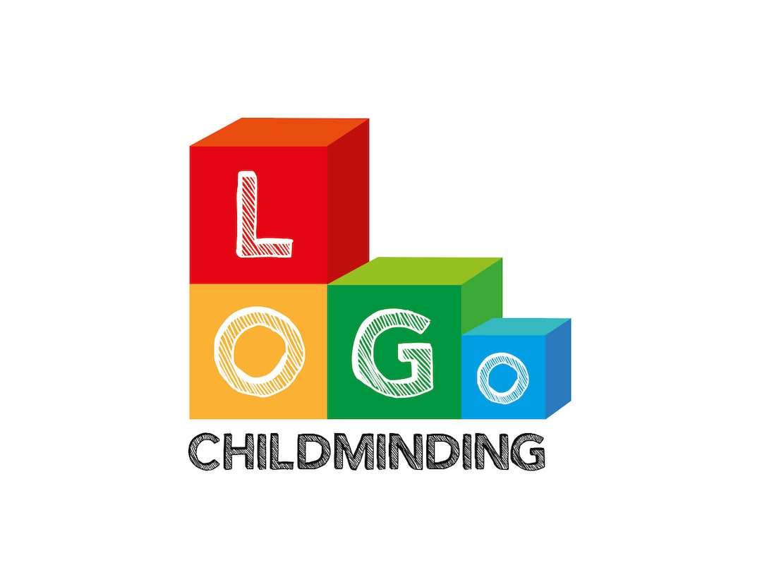 Premade Kids Fun Colourful Building Blocks School Childminding Children ...