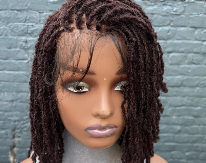 Color 33 Short Rasta Sister Locs Dreadlock Wig Wig, Braids Wig, Sister ...
