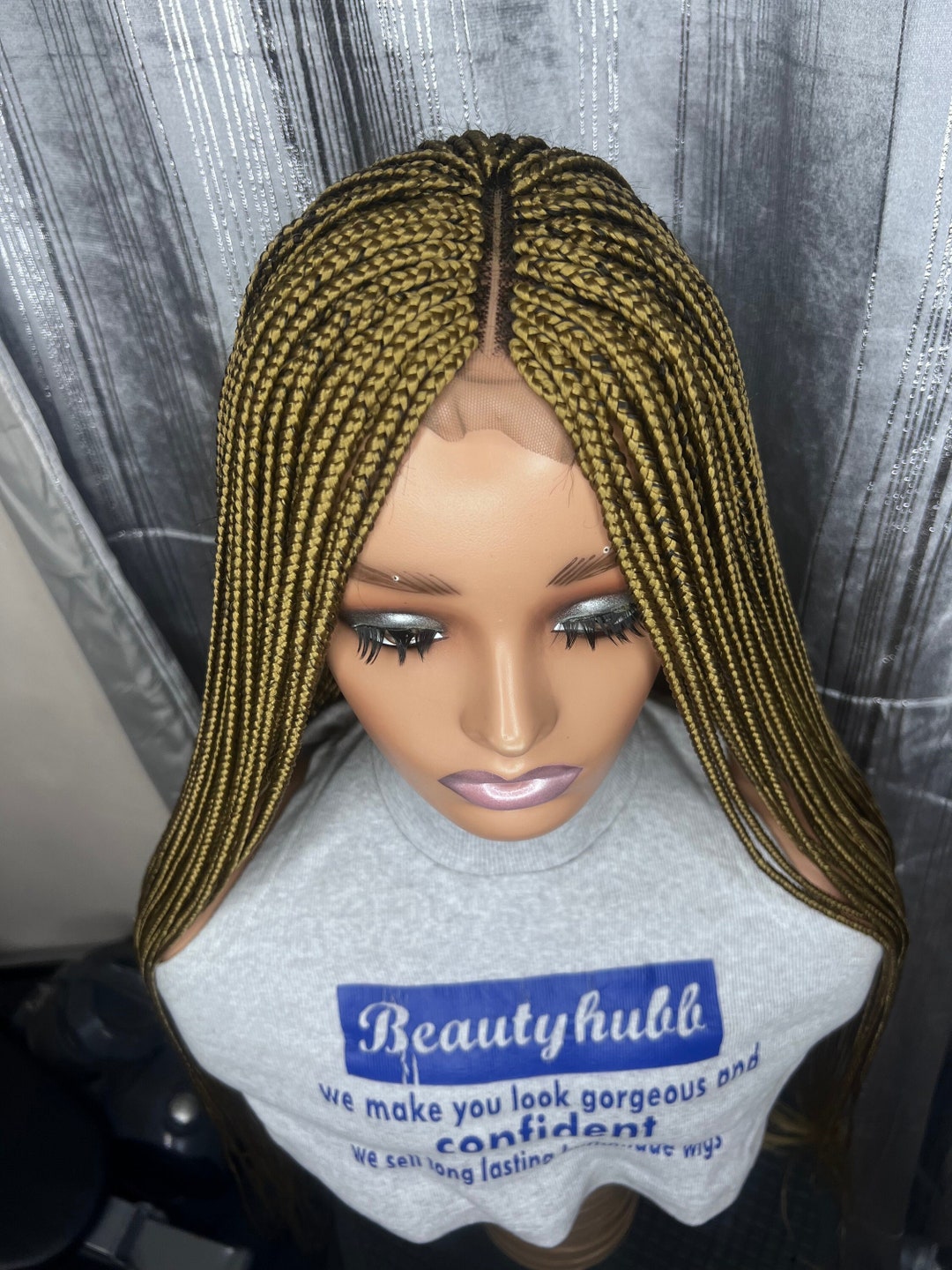 Ready to Ship 2x4 Lace Closure Wig, Box Braid Wig for Black Women ...