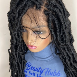 Ready to Ship Messy Nu Locs Fauxlocs Faux Messy Locs Dreadlock Wig ...