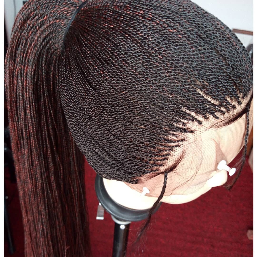 Micro Braids Micro Braid Wig Wig for Black Women Braid - Etsy