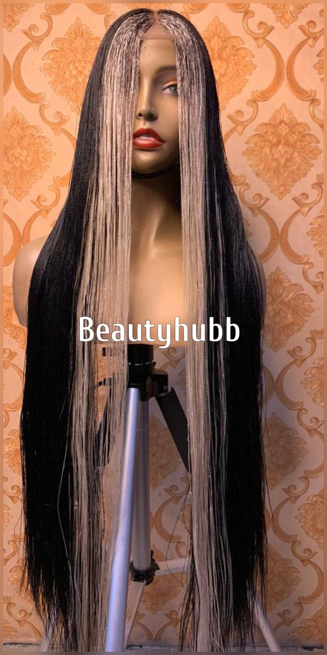 Ready to Wear 2x6 Nano Micro Braids, Micro Braid Wig, Wig for Black ...