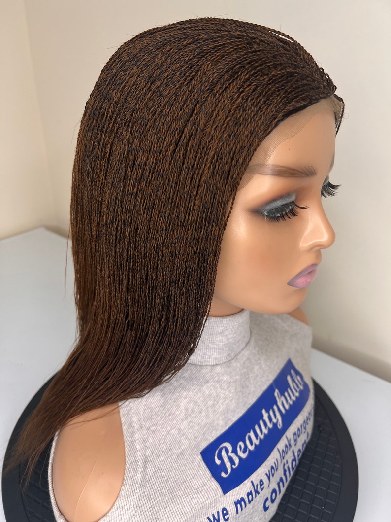 Ready to Wear Feathers Micro Braids Micro Braid Wig Wig for - Etsy