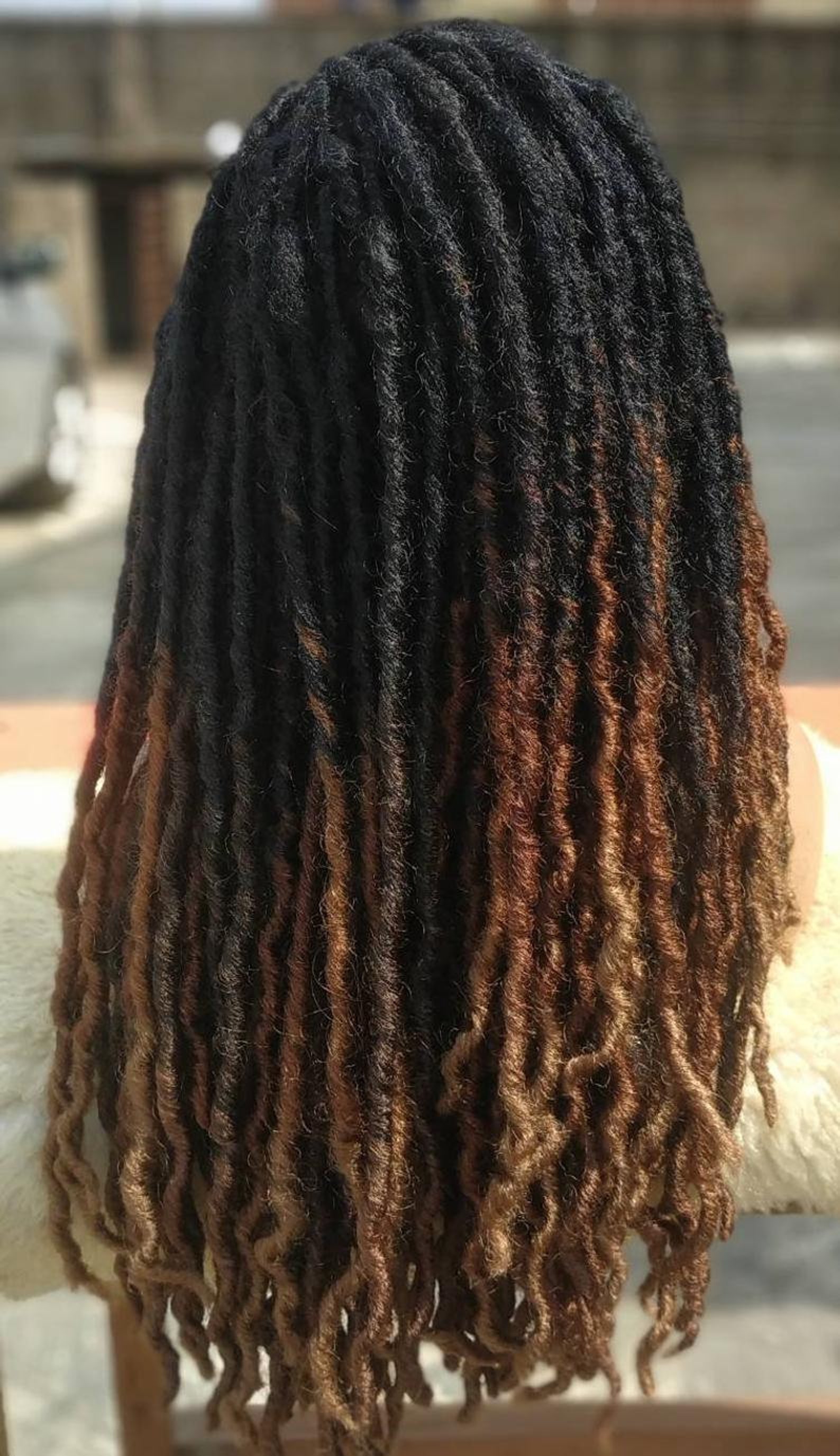 Ombre Full Lace Messy Locs Dreadlocks Fauxlocs Faux Dreadlock | Etsy