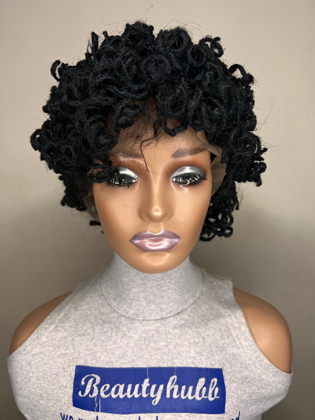 Ready to Ship Curly Short Rasta Sister Locs Dreadlocks Faux Locs ...