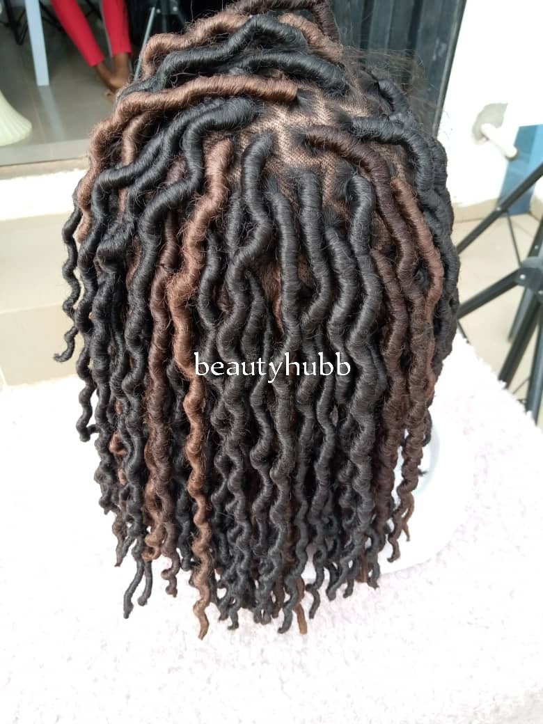 Full Lace Wig Messy Locs Dreadlocks Fauxlocs Faux Dreadlock - Etsy