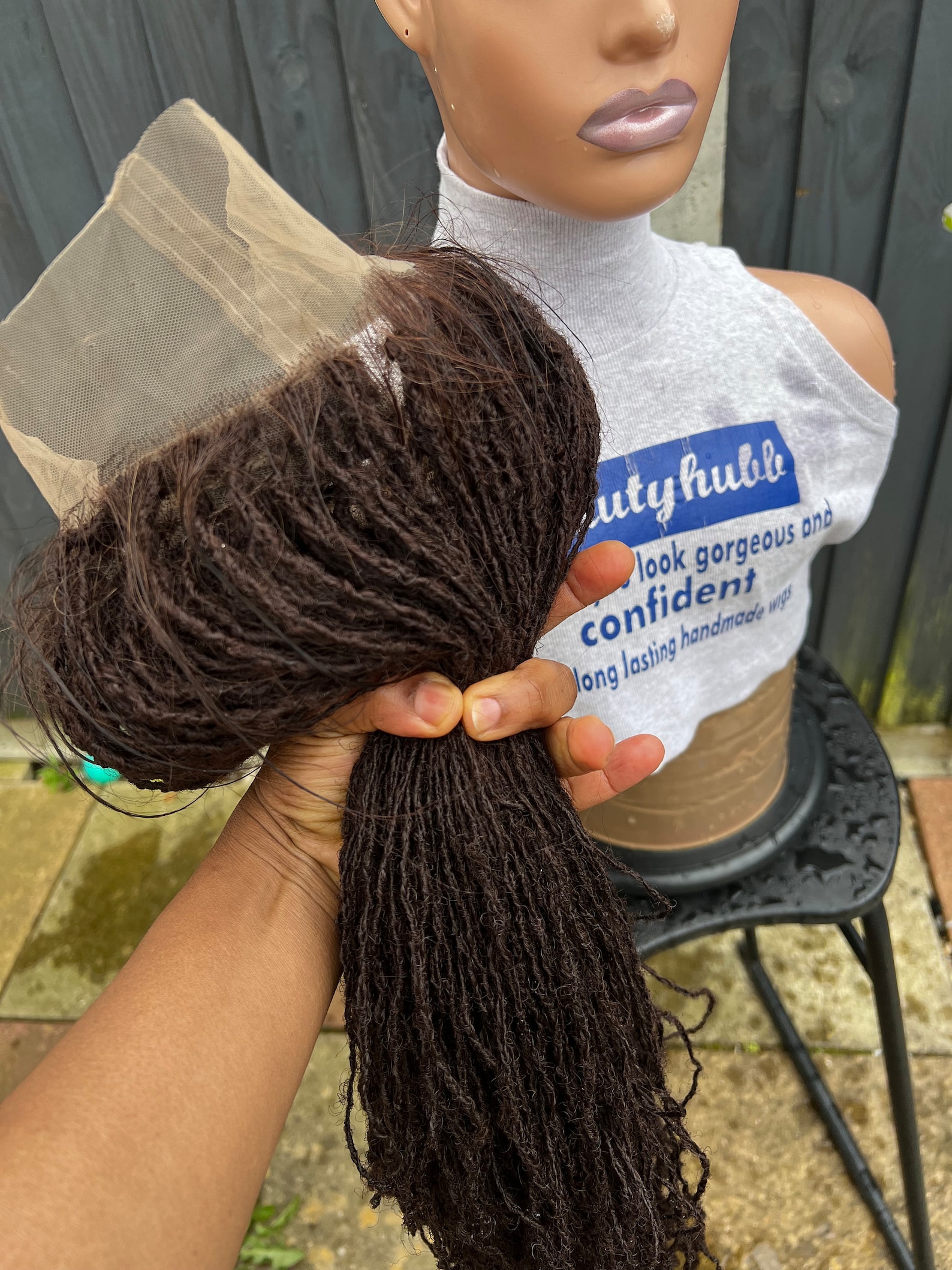 Color 33 Locs Wig: Sisterlocks Full Lace Wig - Etsy
