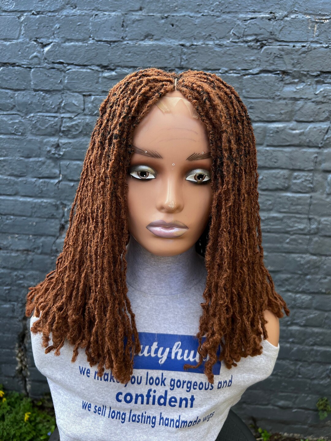 Ready to Ship Short Wig, Sister Locks Dreadlocks, Faux Locs, Braided ...
