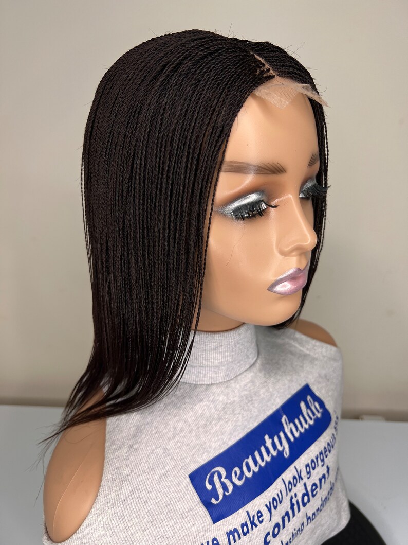 Ready to Wear Feathers Micro Braids Micro Braid Wig Wig for - Etsy