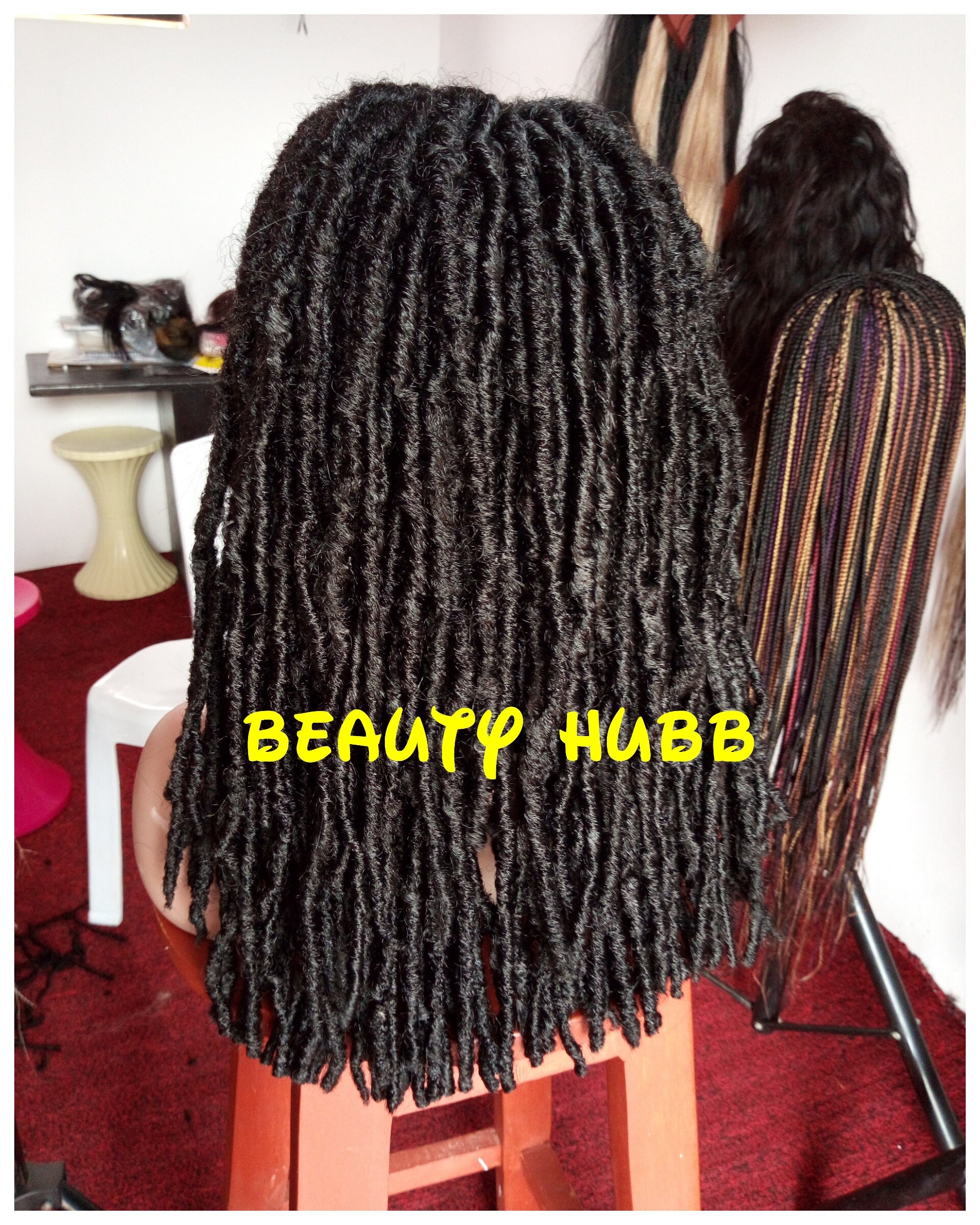Dreadlock Wig Braid Wig Black Woman Full Lace Front Human Hair Etsy