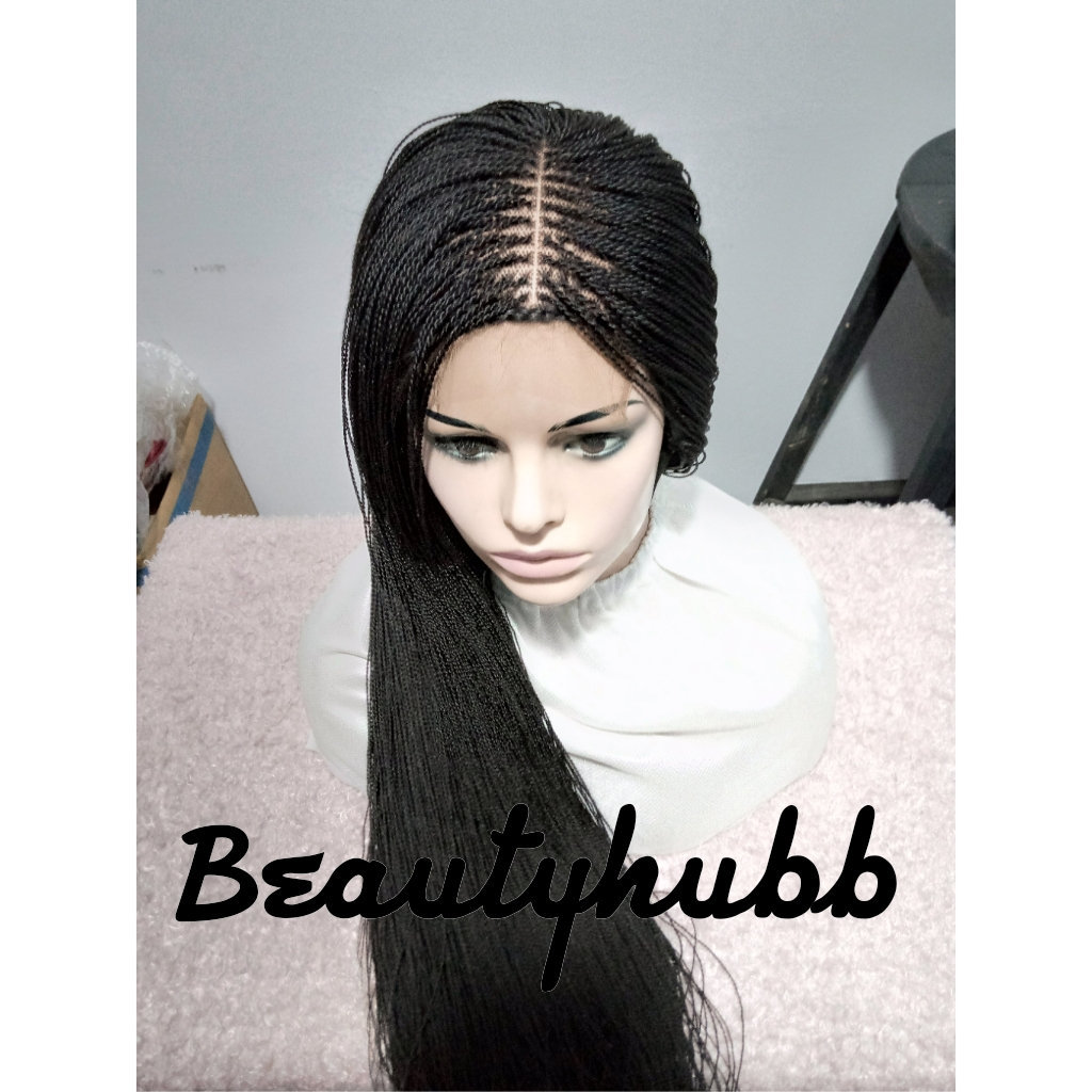 Micro Braids Micro Braid Wig Wig for Black Women Braid - Etsy