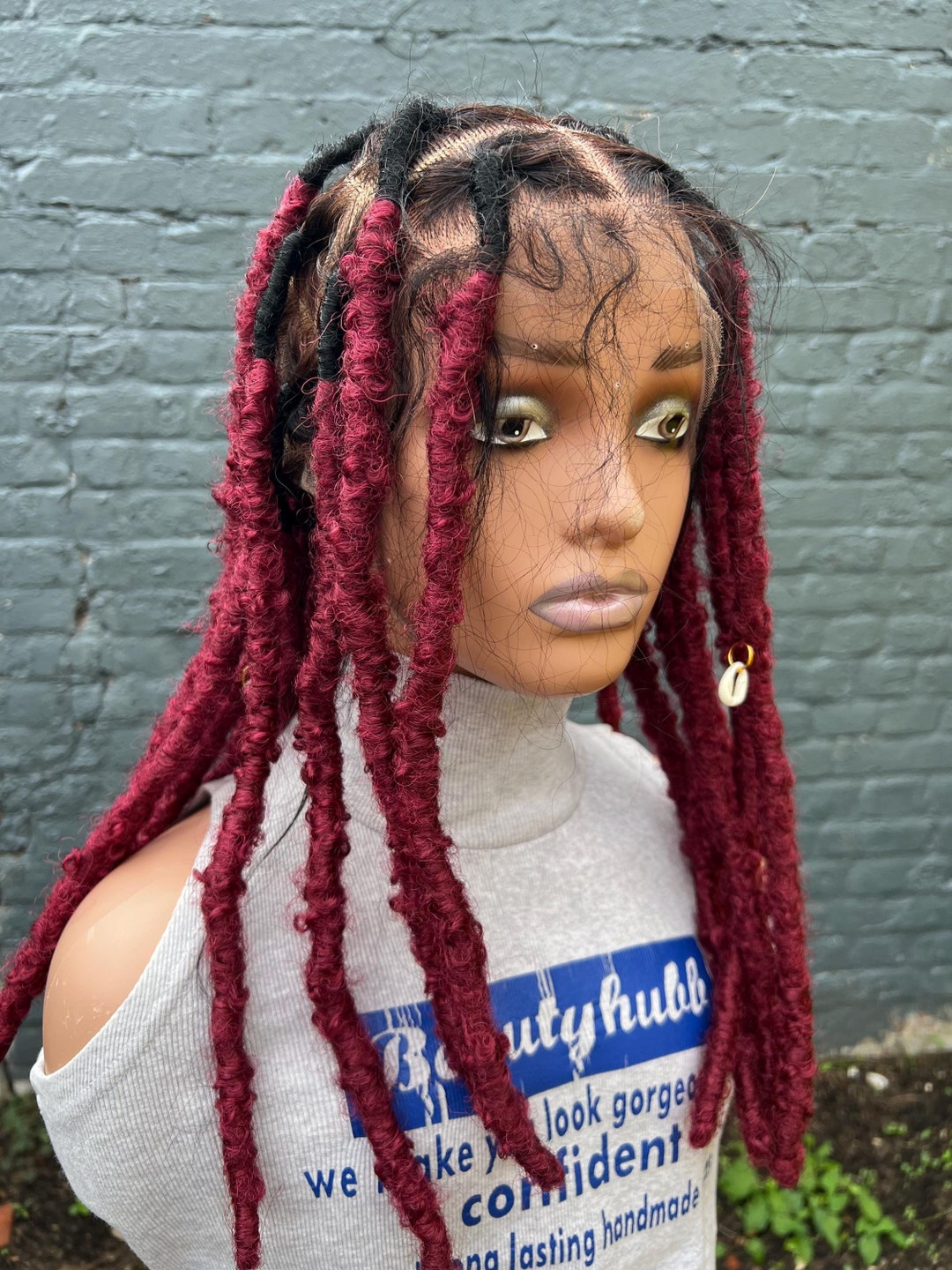 Ready to Ship Color 1b/39 Bug Messy Locs Dreadlocks Fauxlocs, Wig for ...
