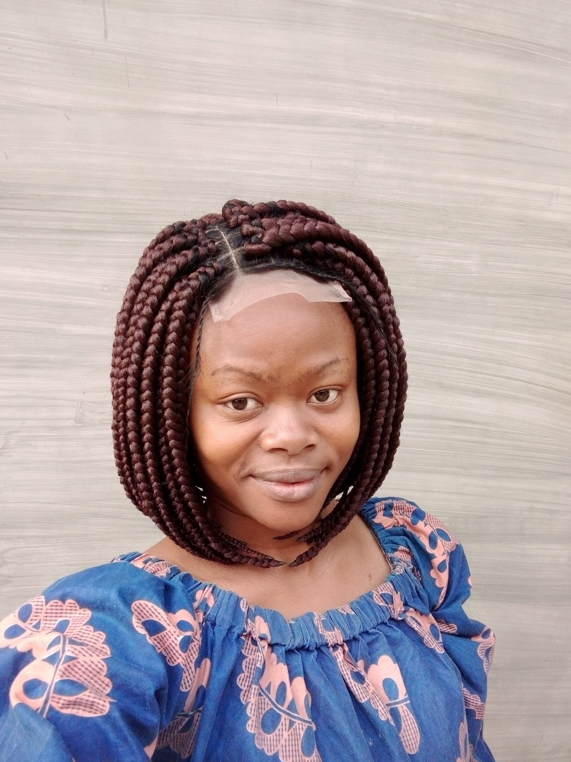 Short Bob Braided Wig Braid Wig Braided Lace Front Wig Short Braided