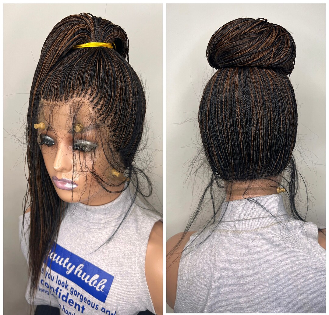 Ready to Ship 24 Micro Braids Micro Box Braid Wig for - Etsy