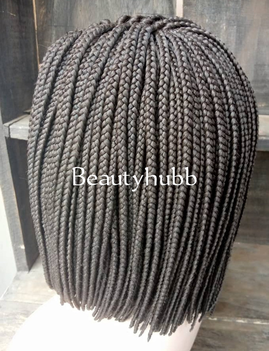 Short Bob Box Braid Wig for Black Women Braided Wigs Braids - Etsy