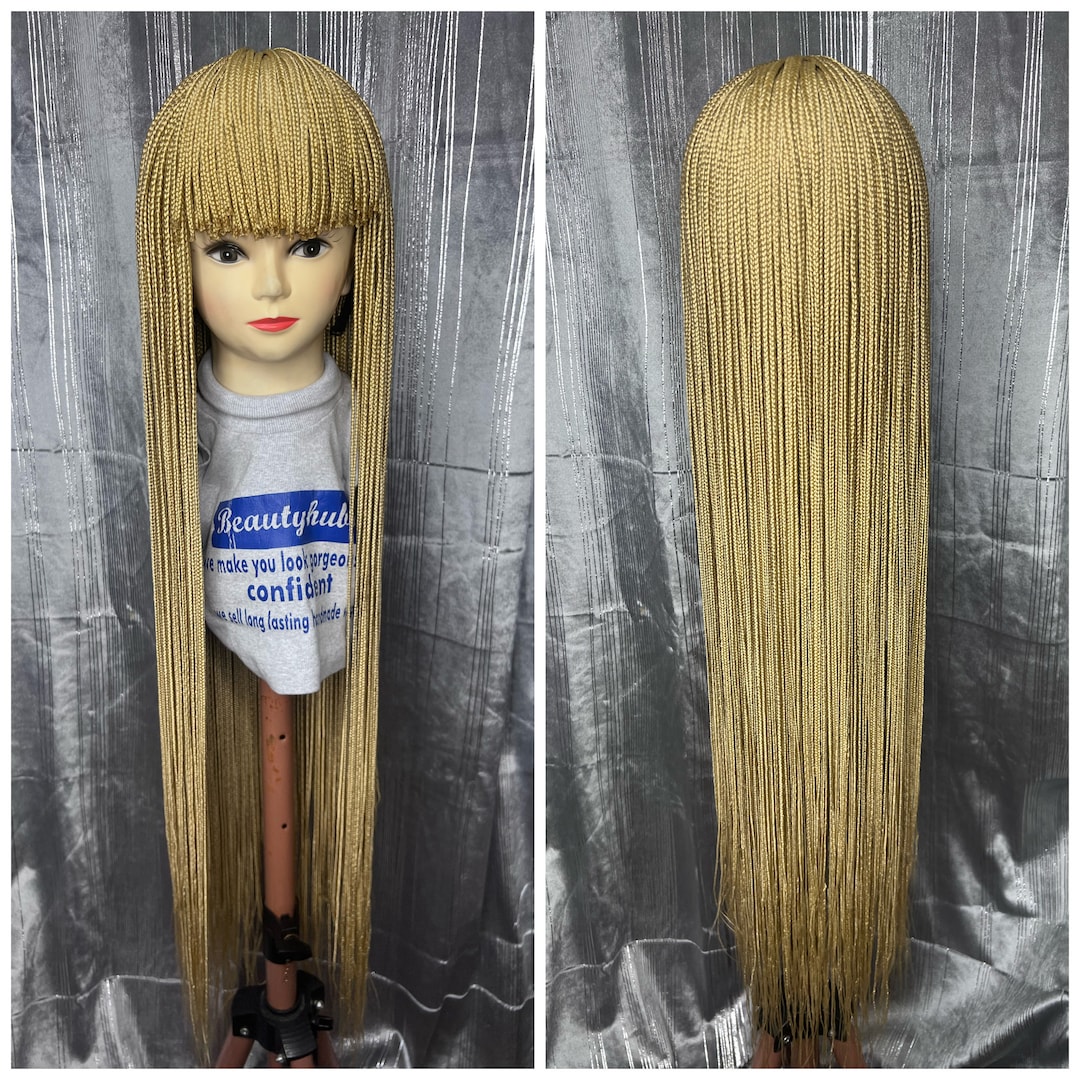 Ready to Ship Blonde Box Braided Cosplay and Modelling Wig - Etsy