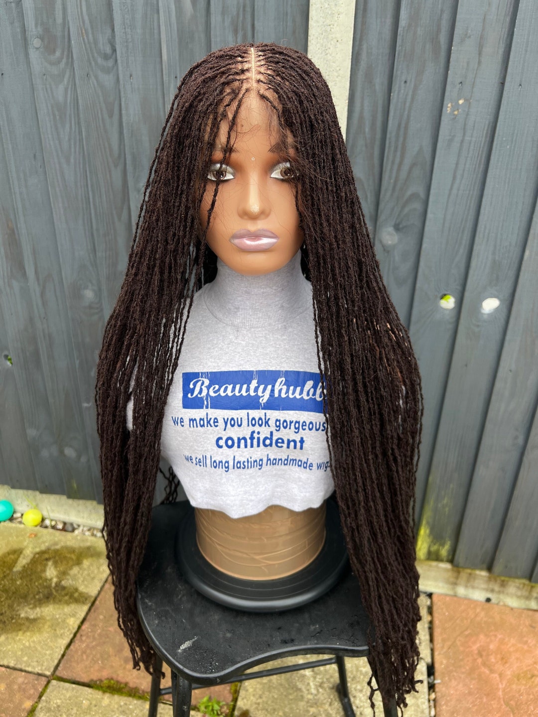 Ready to Ship Color 33 Full Lace Sister Locks Dreadlocks Wig Braided ...