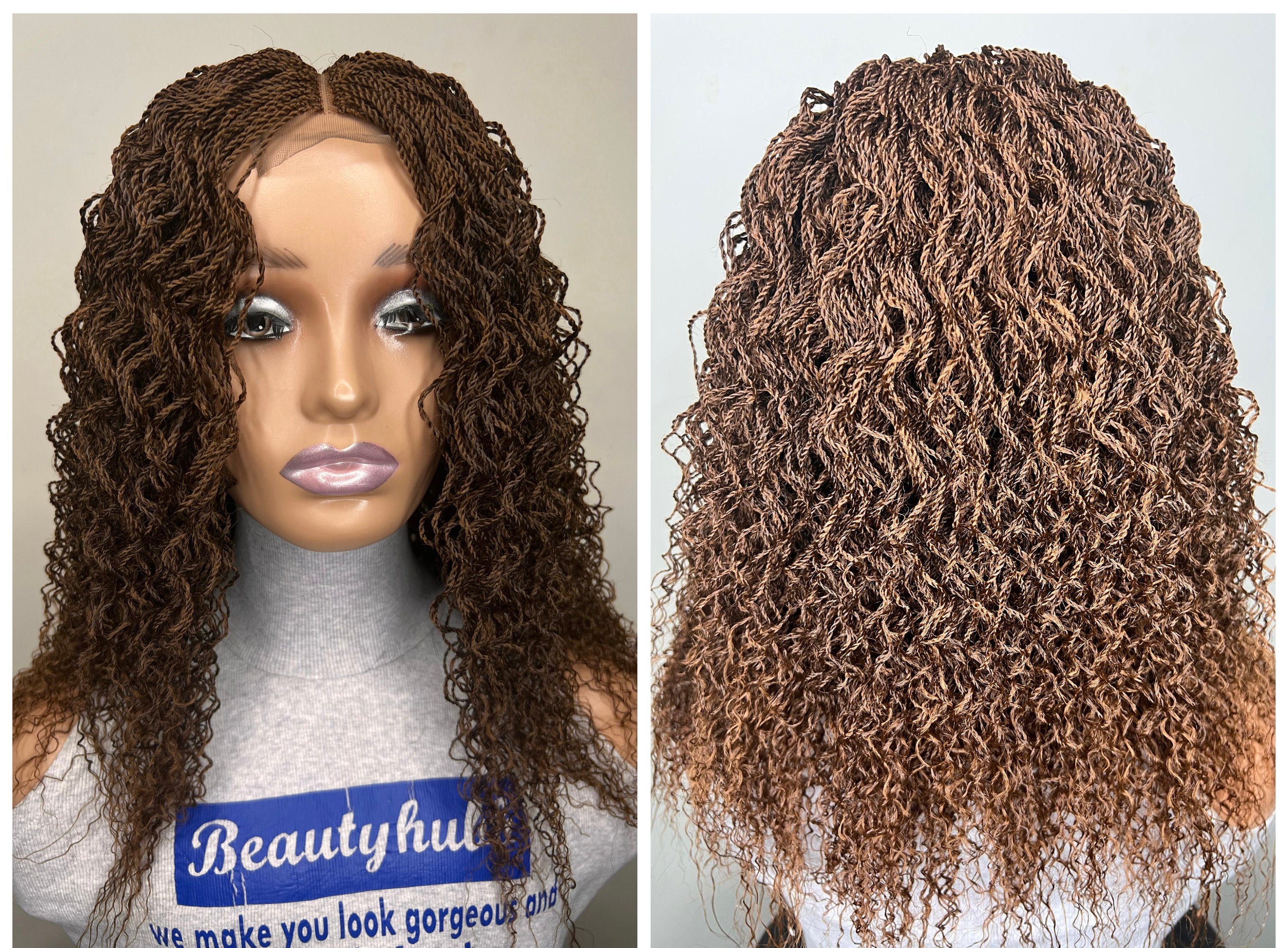 Micro Braids With Deep Wave Hair