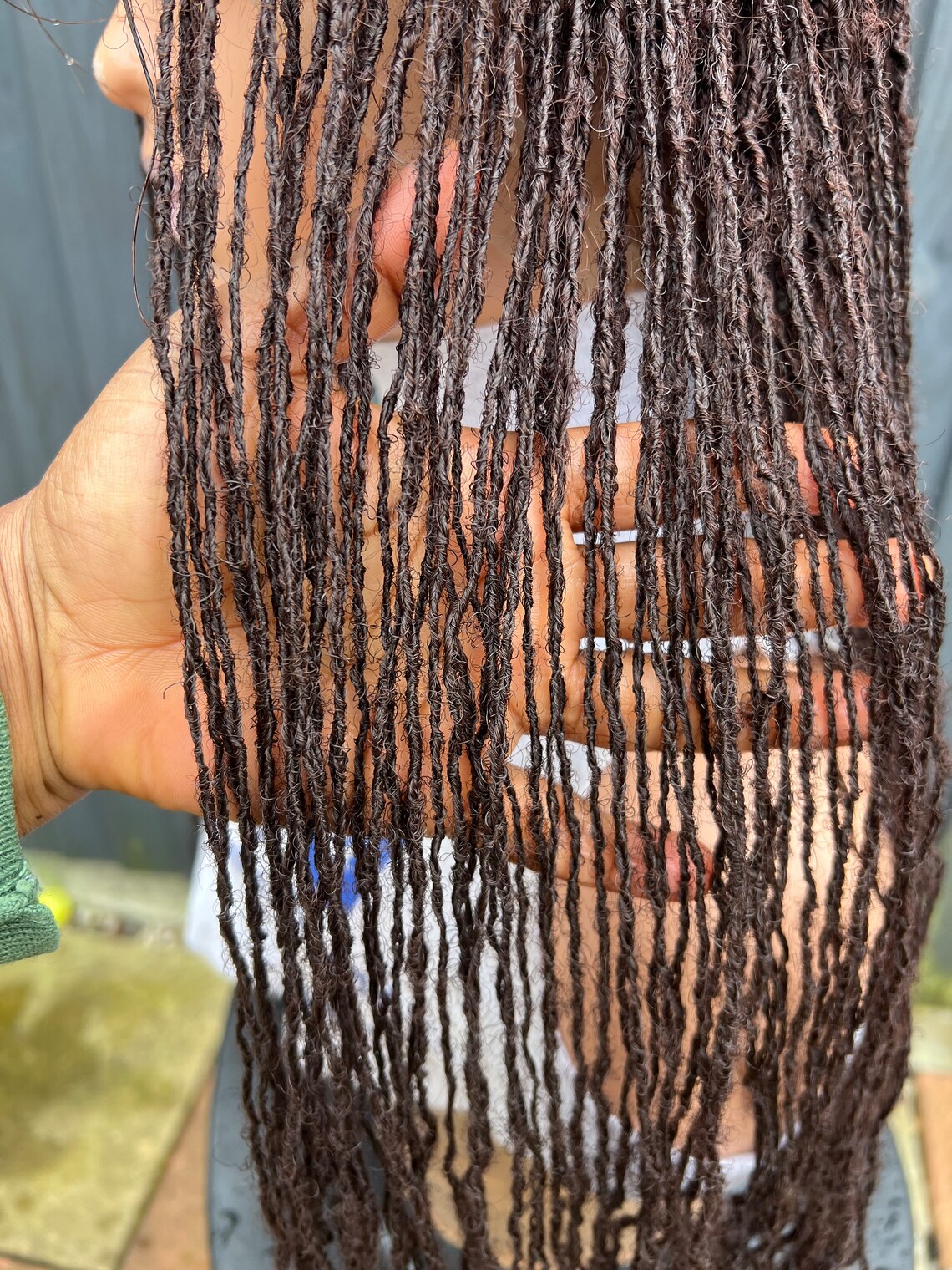 Color 33 Locs Wig: Sisterlocks Full Lace Wig - Etsy