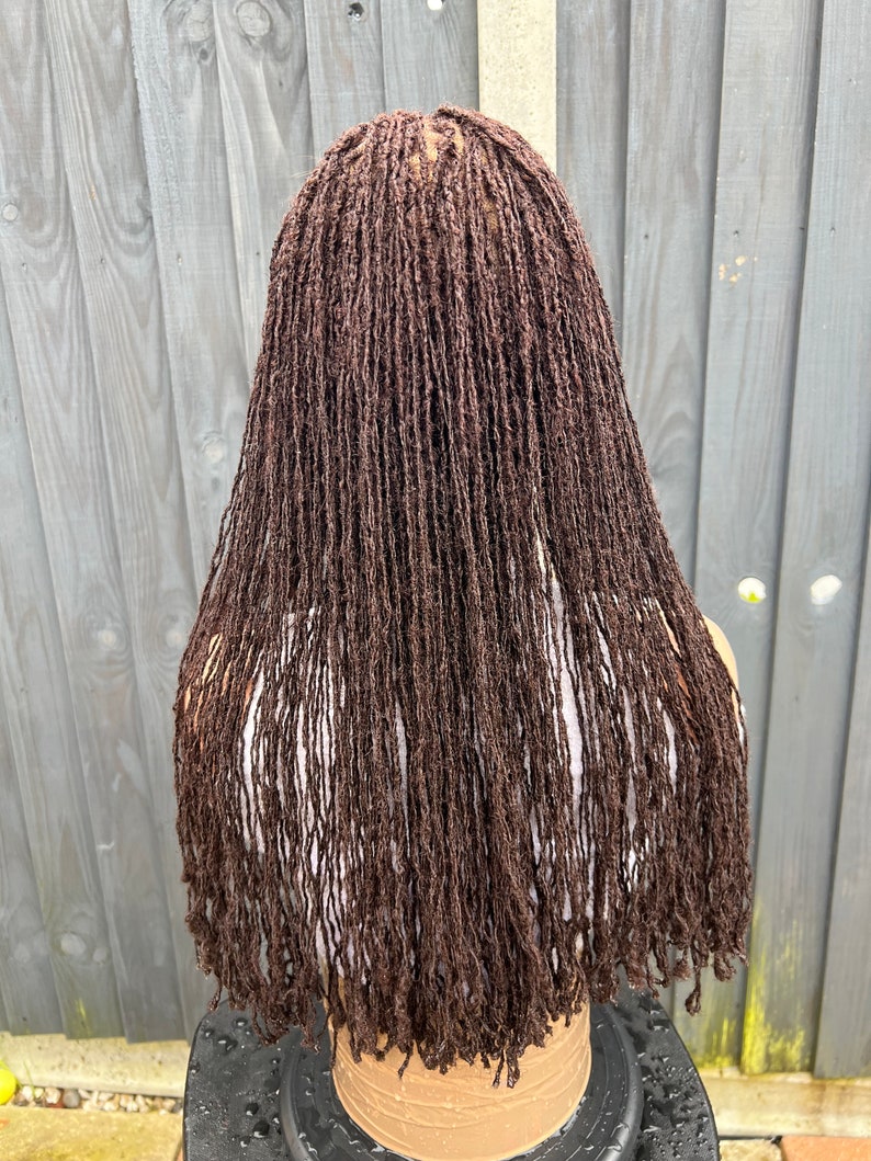 Color 33 Locs Wig: Sisterlocks Full Lace Wig - Etsy