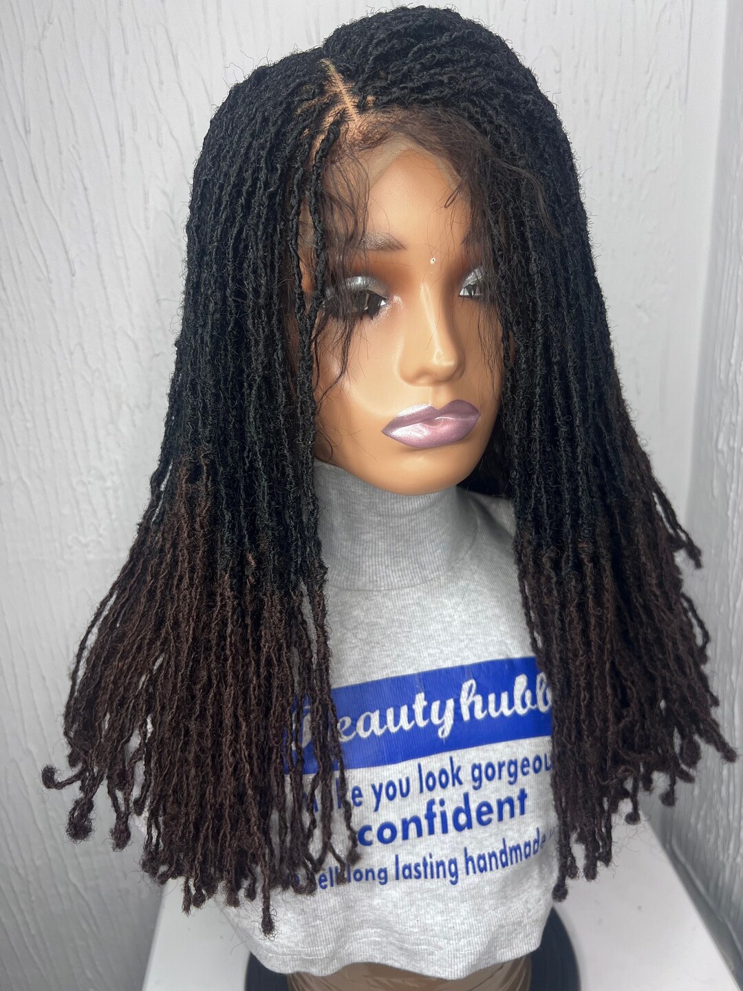 Ombre 1/33 Sister Locks, Dreadlocks, Wig for Black Women, Braided Wigs ...